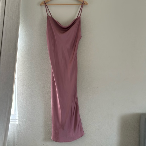 Amazon | Dresses | Amazon Purpleish Pink Midi Dress | Poshmark